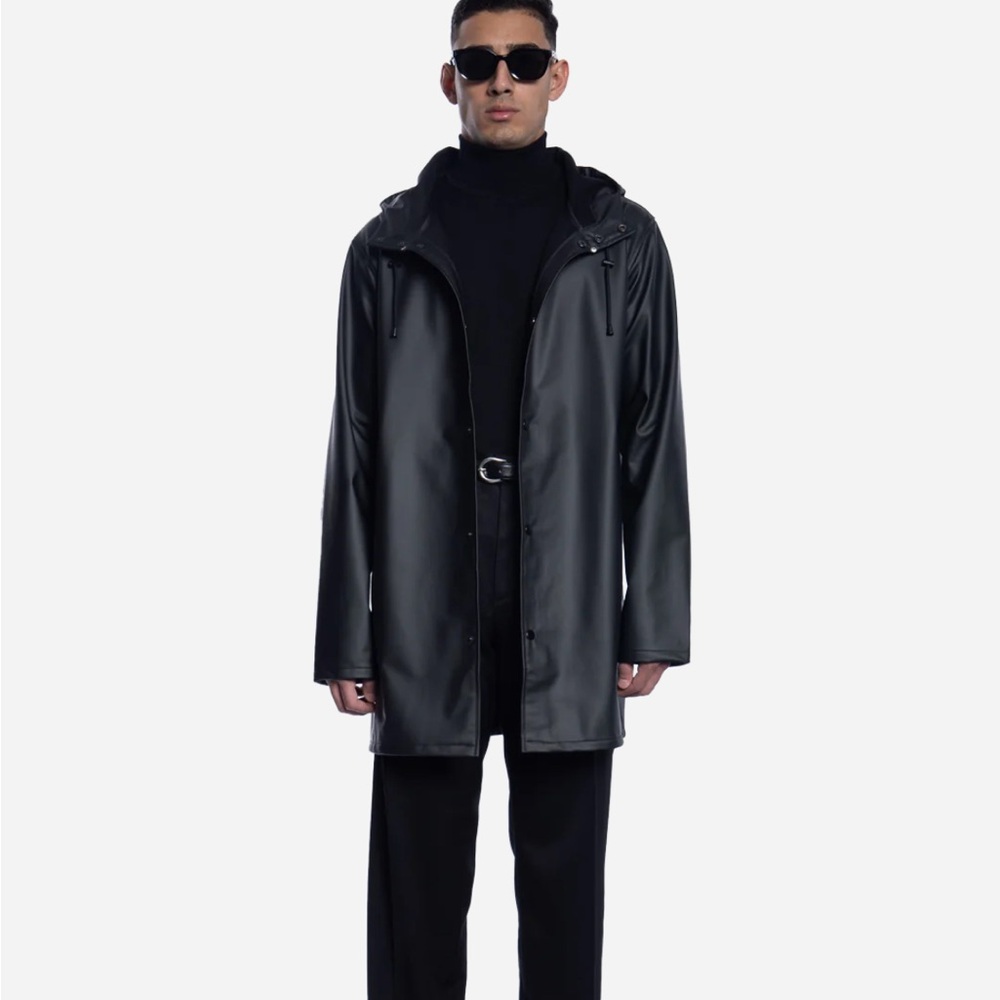 Baxter Wood Co. Trawler Coat In Black - Gem